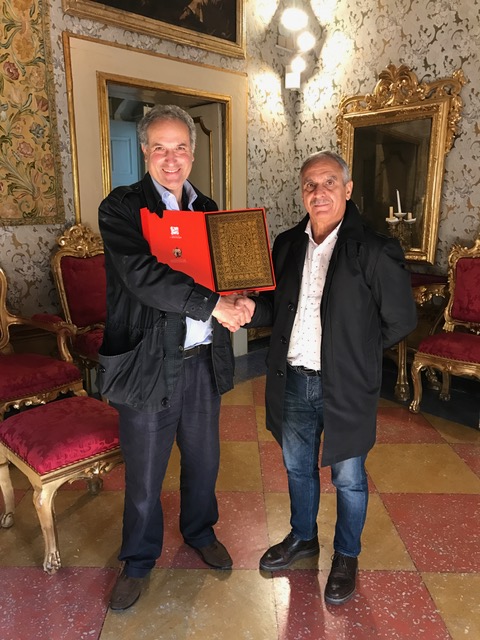 12/11/2016: Giuseppe Siniscalchi at Museum Ettore Pomarici Santomasi in ...